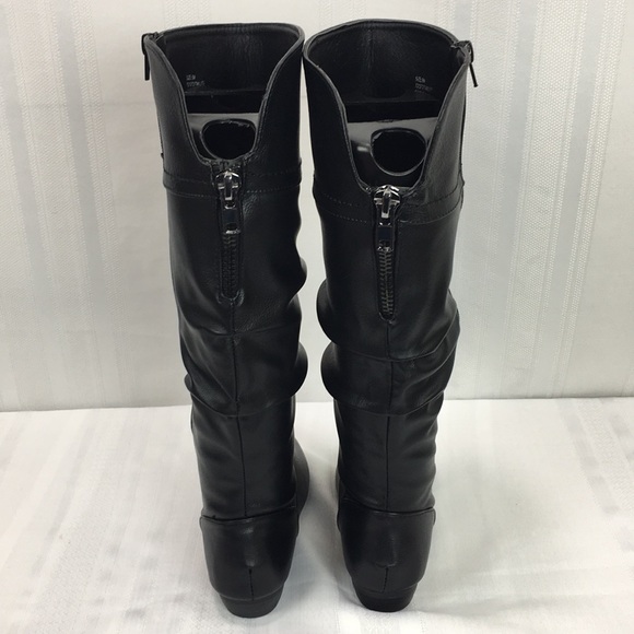 I.D. Required | Shoes | Id Required Black Faux Leather Twilite Boots ...